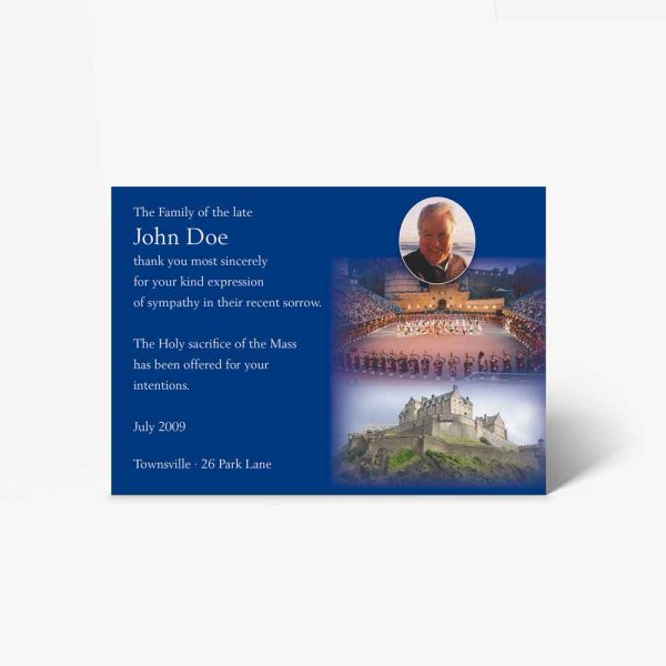 Edinburgh Military Acknowledgements - The Memorial Card Company